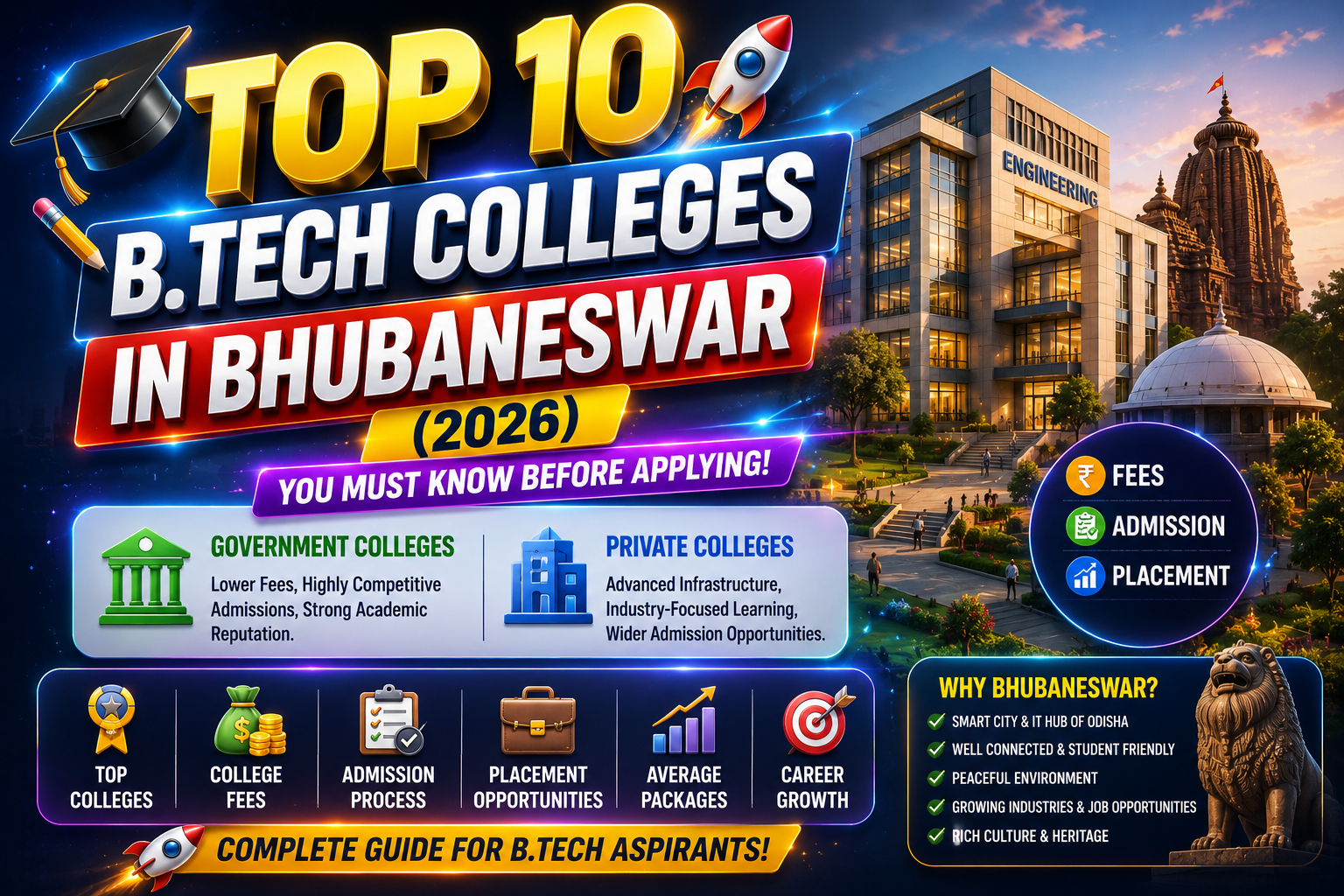 top 10 B. Tech collage image | eBhubaneswar